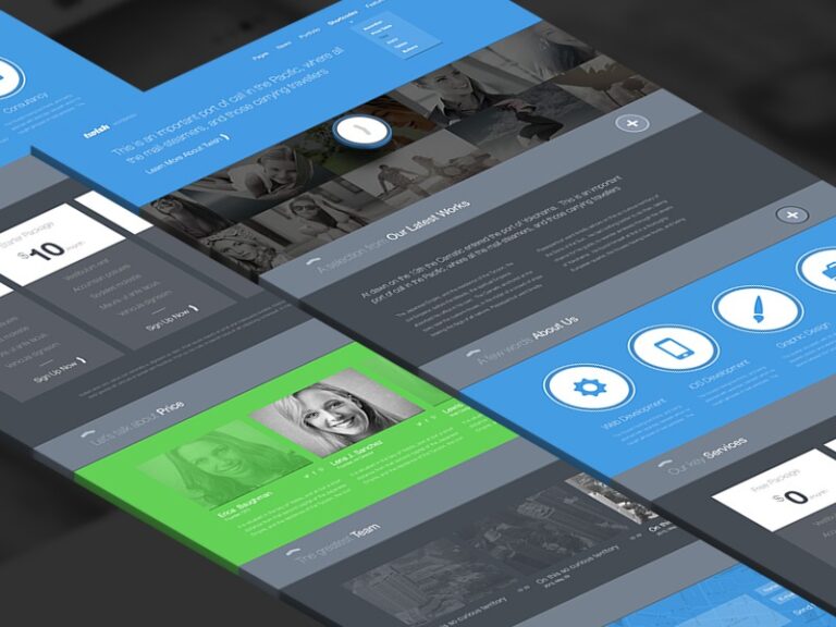 20 Stunning Free Website Templates from Dribbble - Best Open Source ...