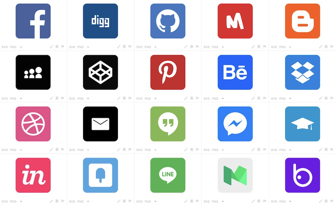 30+ Free Social Media Icons in PSD and Vector - Best Open Source ...